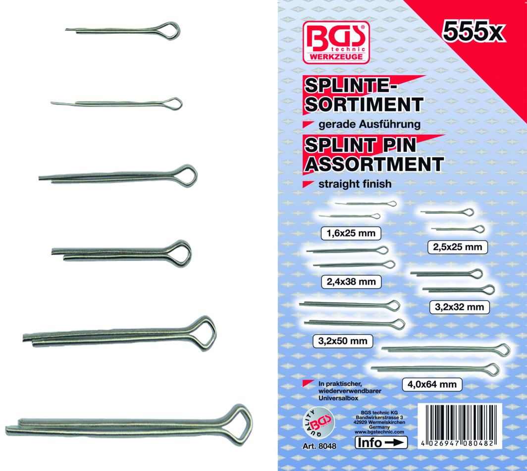 Sasszeg készlet 555 db-os (9-8048) - Puma Tools