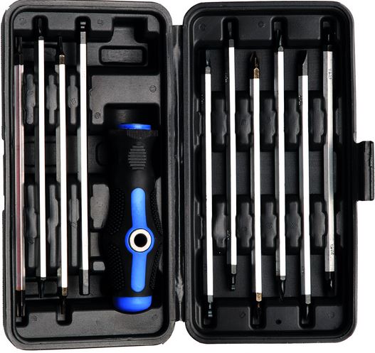 Csavarhúzó készlet 11 db-os cserélhető 10+1 db-os bit készlet (9-7988 ...