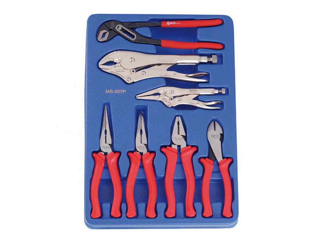 Tálcás Genius fogókészlet 7 db-os - 1/2 (MS-007P) - Puma Tools