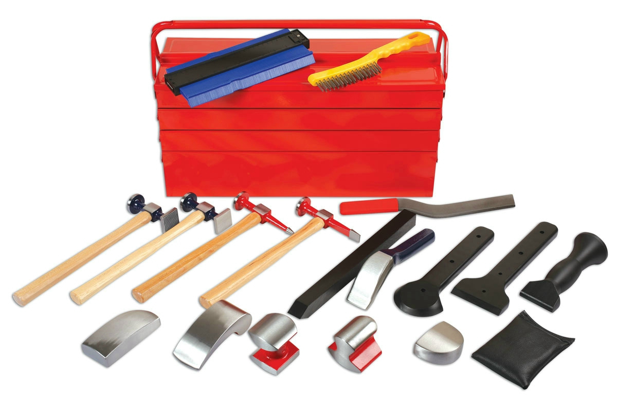 Karosszéria javító készlet - Aluminium - 19 db-os (PWT-91983) - Puma Tools