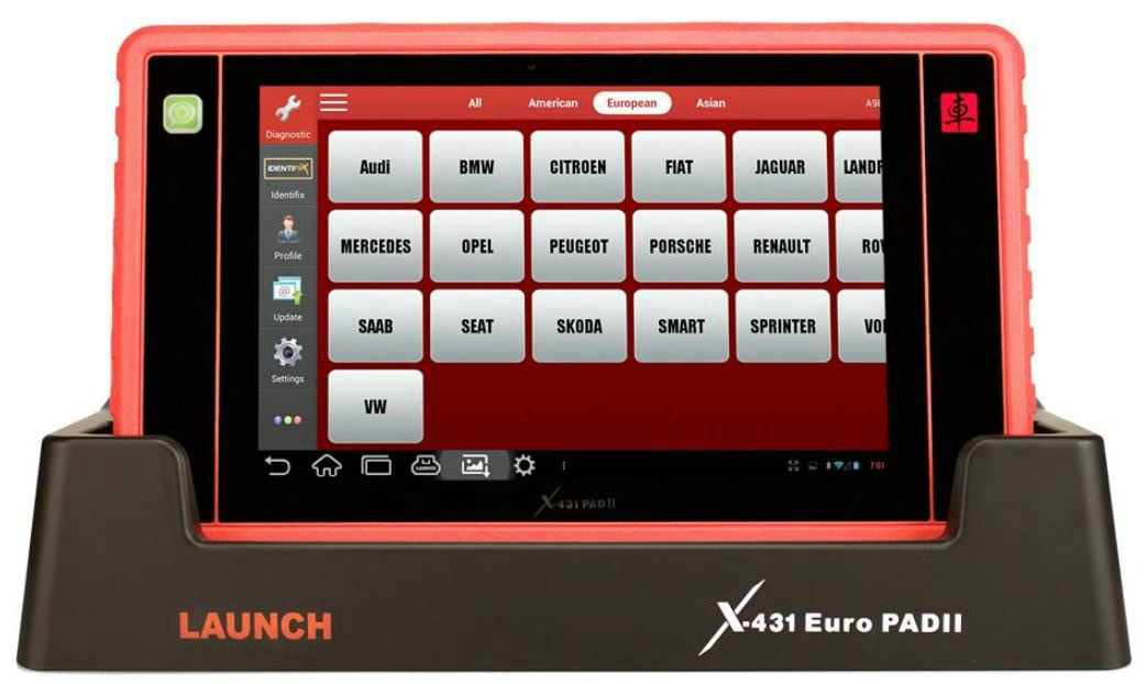 Diagnosztikai teszter 1 év friss.+ 1 év CarSET Pro - Launch (X-431 EURO ...