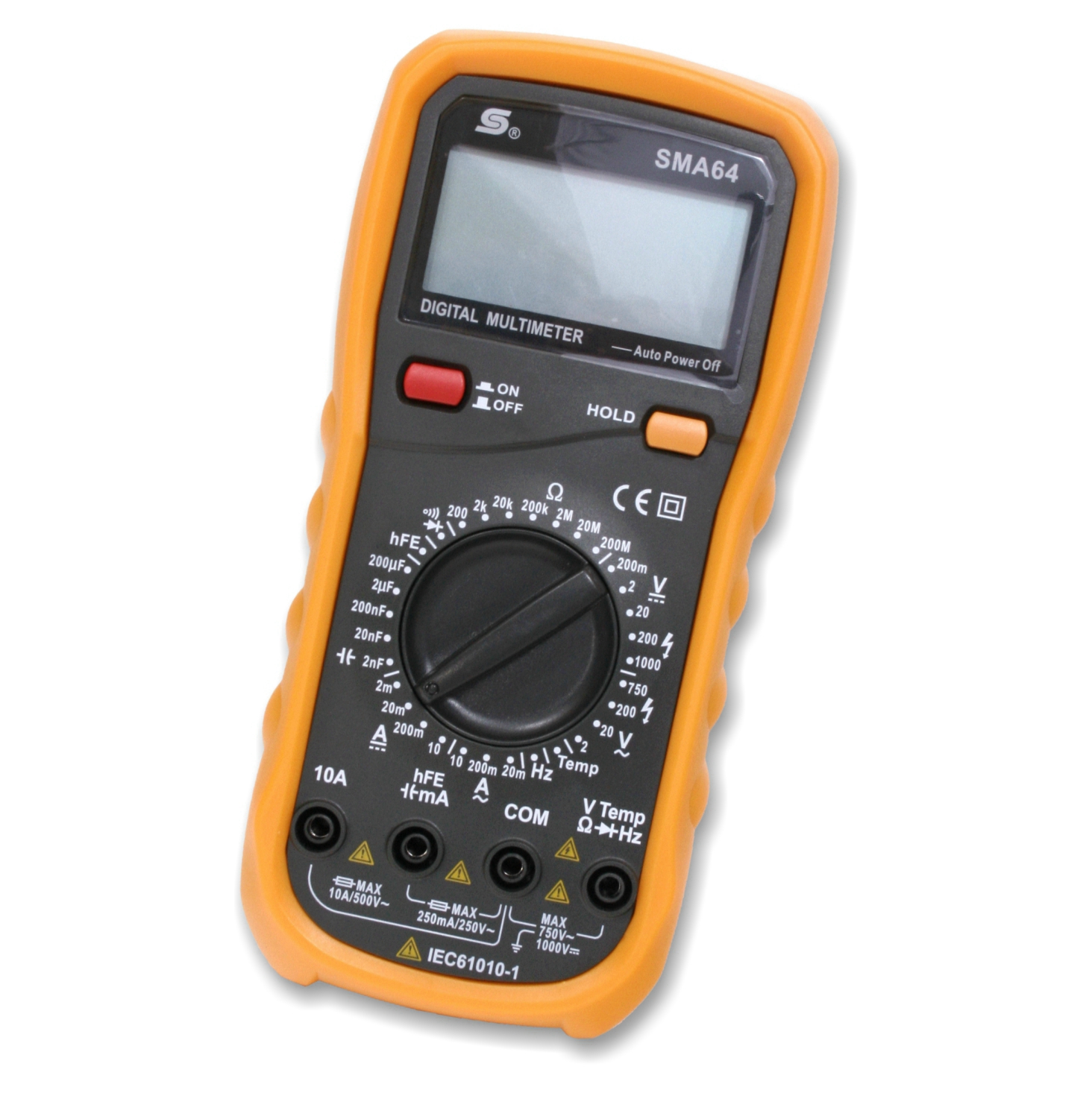 Multiméter, digitális DC 1000V / AC 750V (SMA 64) - Puma Tools