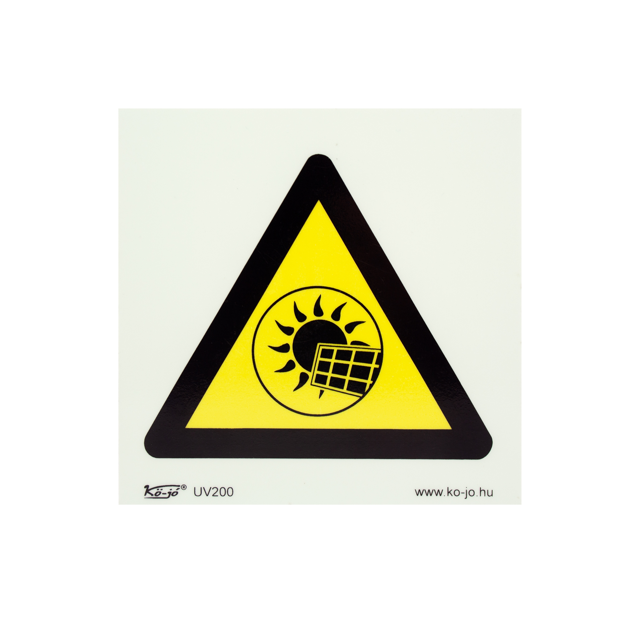 Tábla utánvilágítós öntapadós Szolár-napelem 150x150 UV200 (MJ029) - Puma Tools