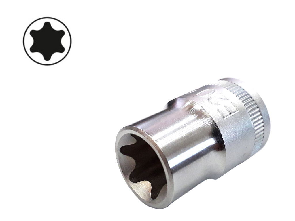 Dugókulcs - crowafej 3/8" belső torx E20 Genius (353520) - Puma Tools
