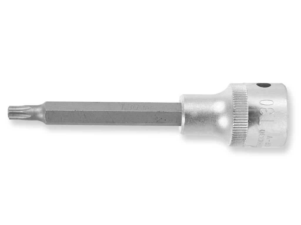 Rátűzőkulcs - crowa+bit 1/2" torx T30 hosszított (S07H4330) - Puma Tools