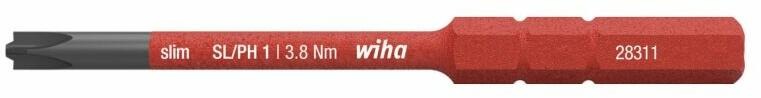 Szigetelt VDE 1000 V-os SlimBit electric bit hegy SL/PZ2x75 Wiha (34590 ...