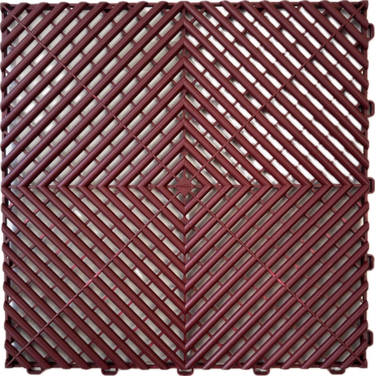Műhelypadló - SwissDeck RibDeck Classic 33,3 x 33,3 cm - Wine Red (RDC ...